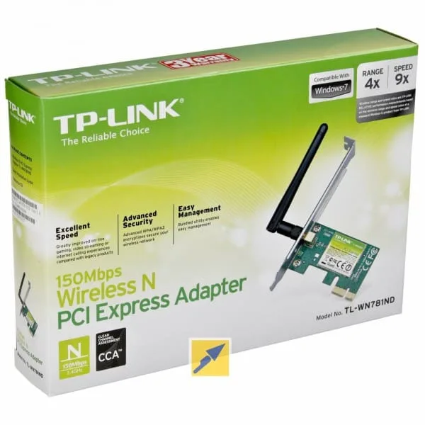 TL-WN781ND 150Mbps Wireless N PCI Express Adapter
