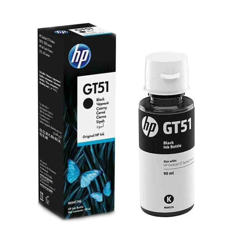 HP GT51 Black/GT52 Colours Ink Bottle (Sold per Bottle) • Devices ...
