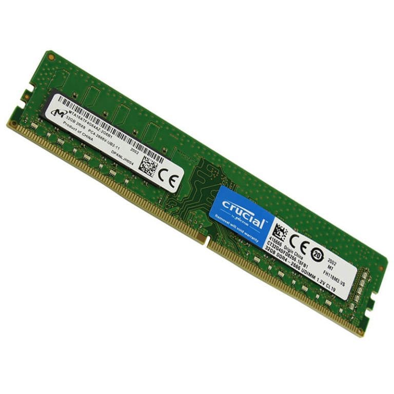 Crucial 32GB Desktop DDR4 2666MHz DIMM Desktop RAM • Devices Technology ...