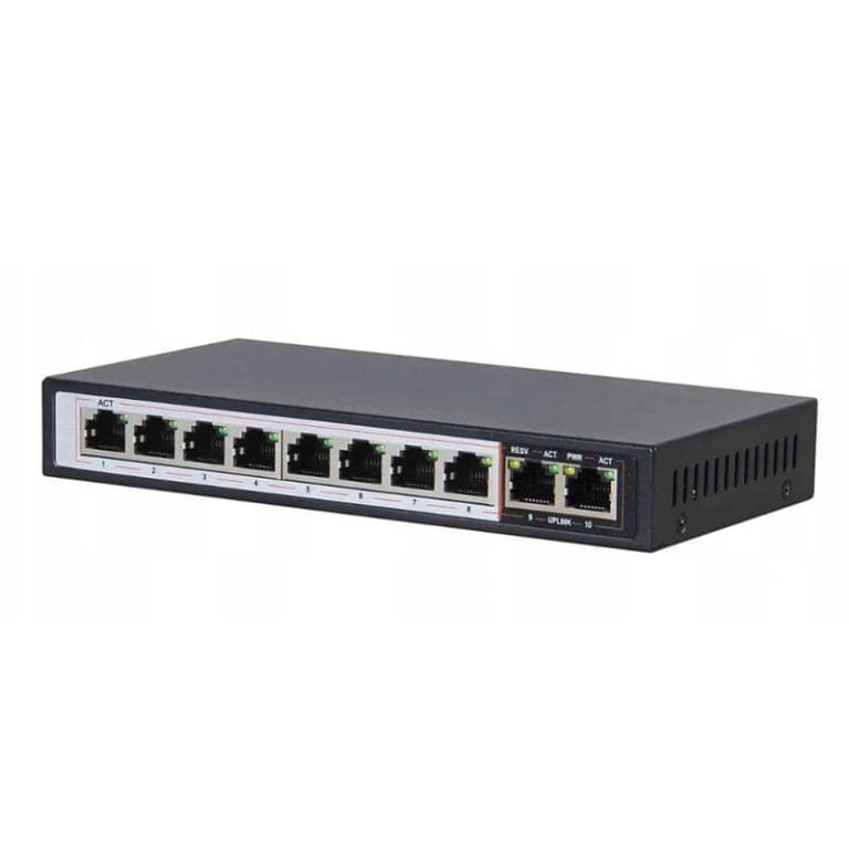 D-Link DGS-1010P-E 8GE PoE+ 2GE Uplink 250m PoE Switch • Devices Technology Store