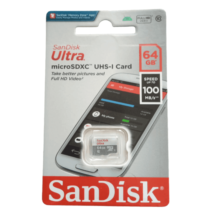 SanDisk 64GB Ultra microSDHC UHS-I Card • Devices Technology Store
