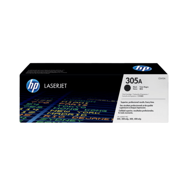 HP 305A Black Original LaserJet Toner Cartridge (CE410A) • Devices ...